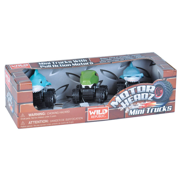Mini Motor Headz Aquatic 3 Pack - Wild Republic Australasia Pty Limited